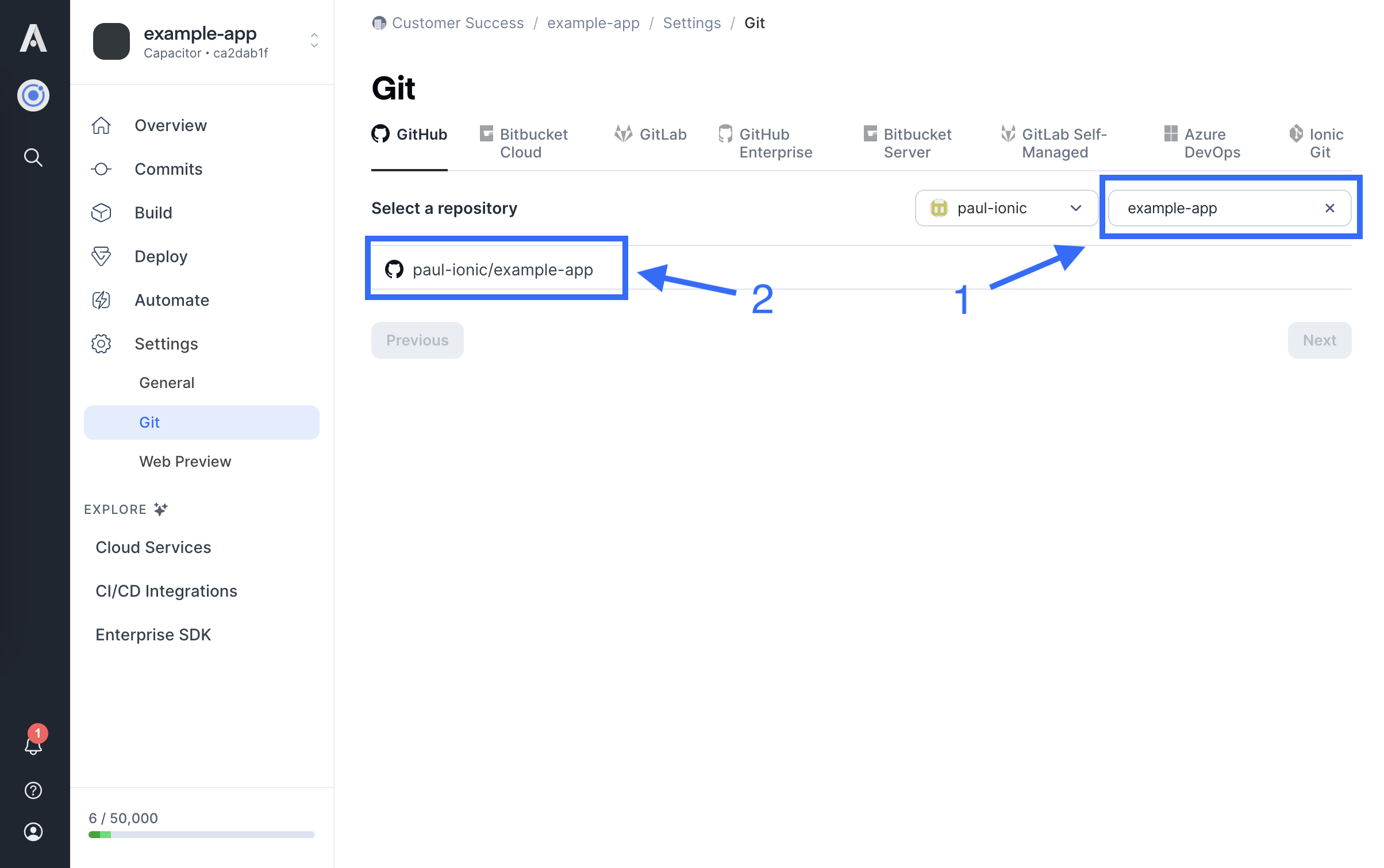 Github Integration With Ionic Appflow Ionic 